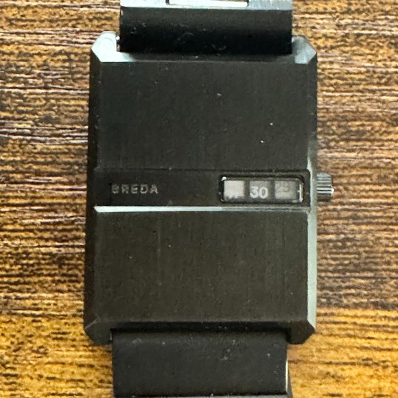 Breda | Accessories | Breda Pulse Blackplated Stainless Steel Watch ...